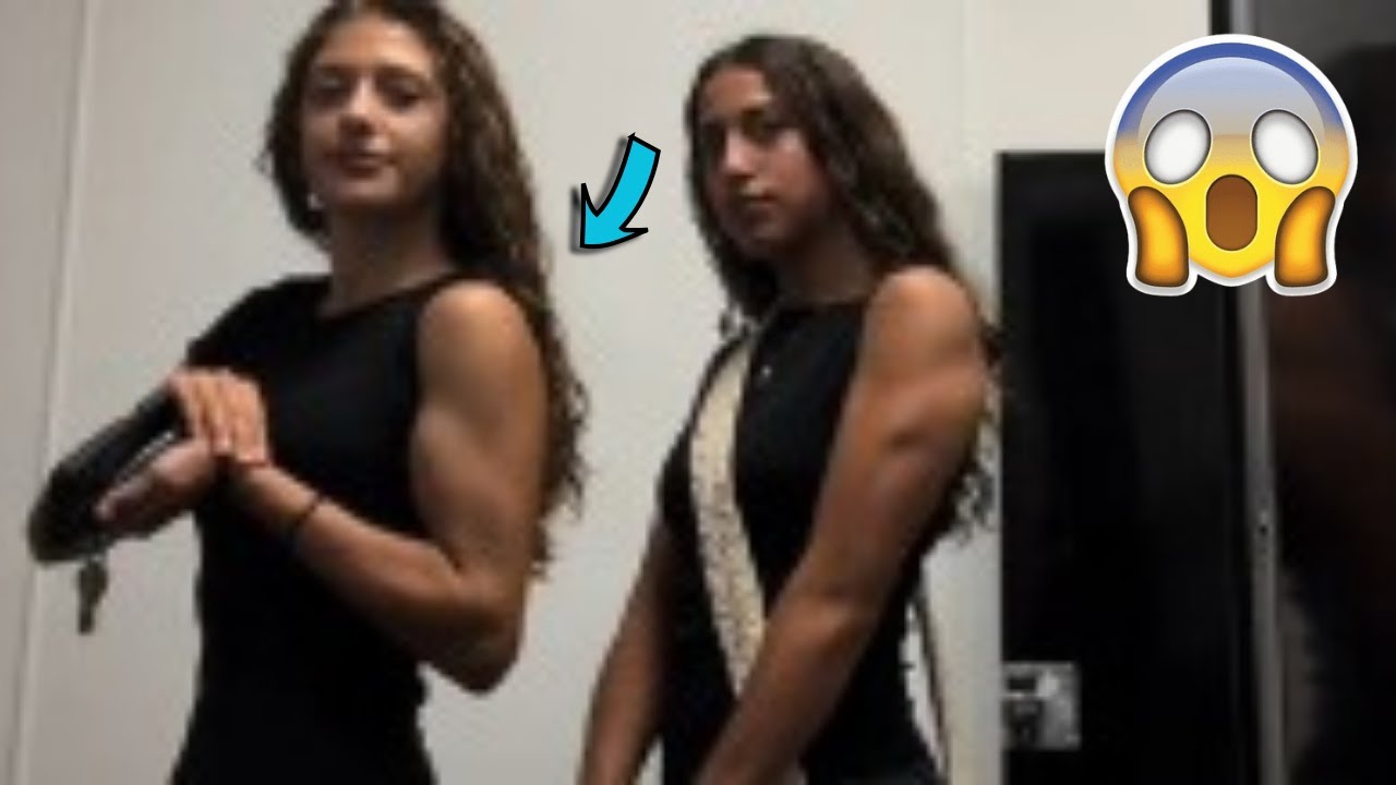 Girls comparing their biceps! - YouTube