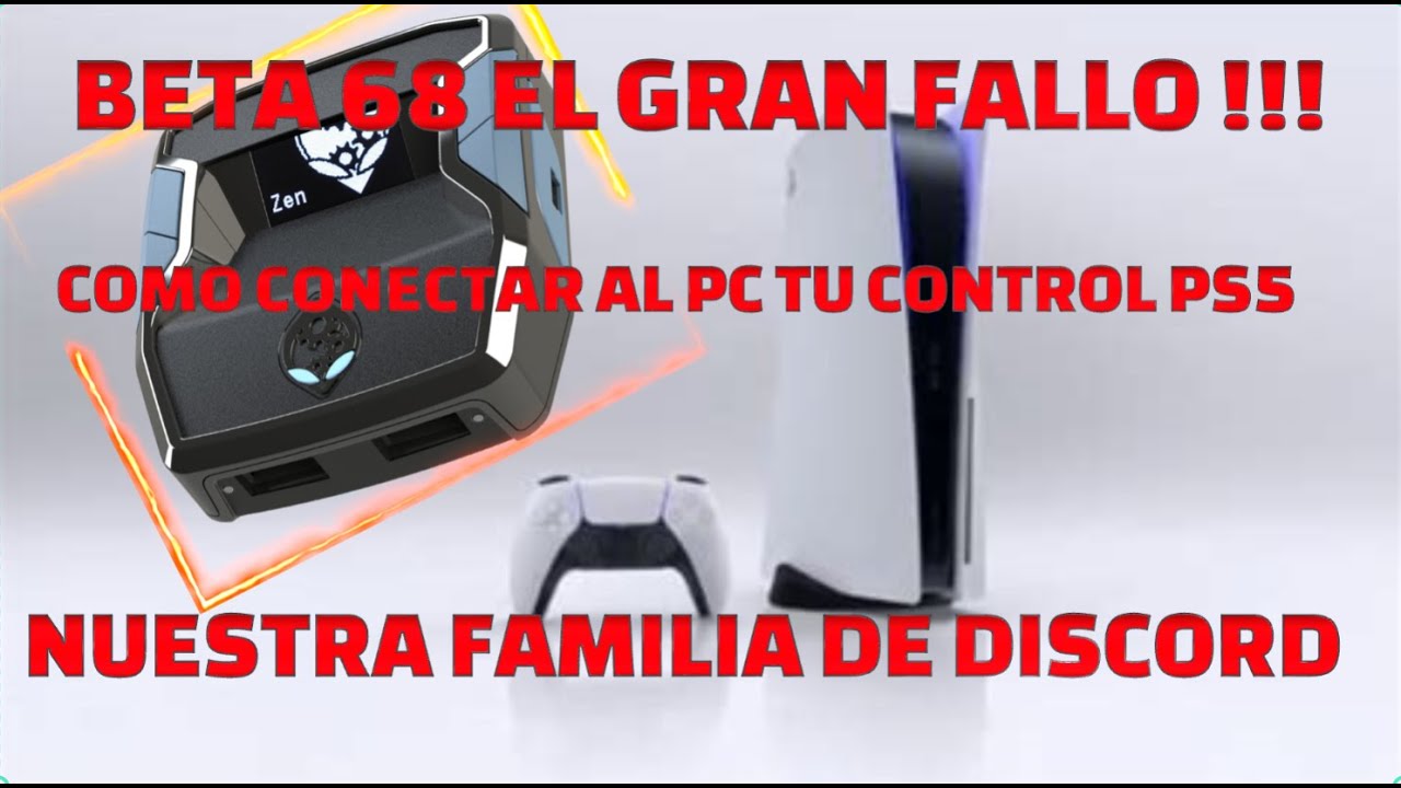 CRONUS ZEN: BETA 68 EL GRAN FALLO, COMO CONECTAR AL PC CON MANDE PS5 ...