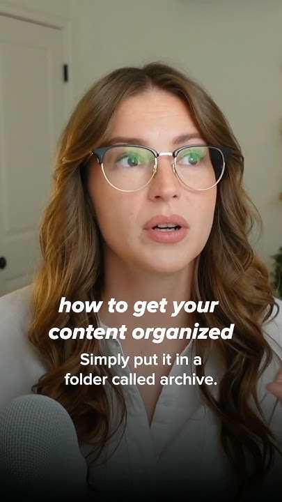 Start organizing your content and digital assets - YouTube