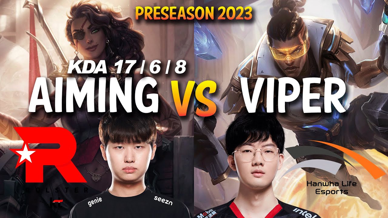 KT Aiming vs HLE Viper - SAMIRA vs LUCIAN ADC - KR Ranked - YouTube