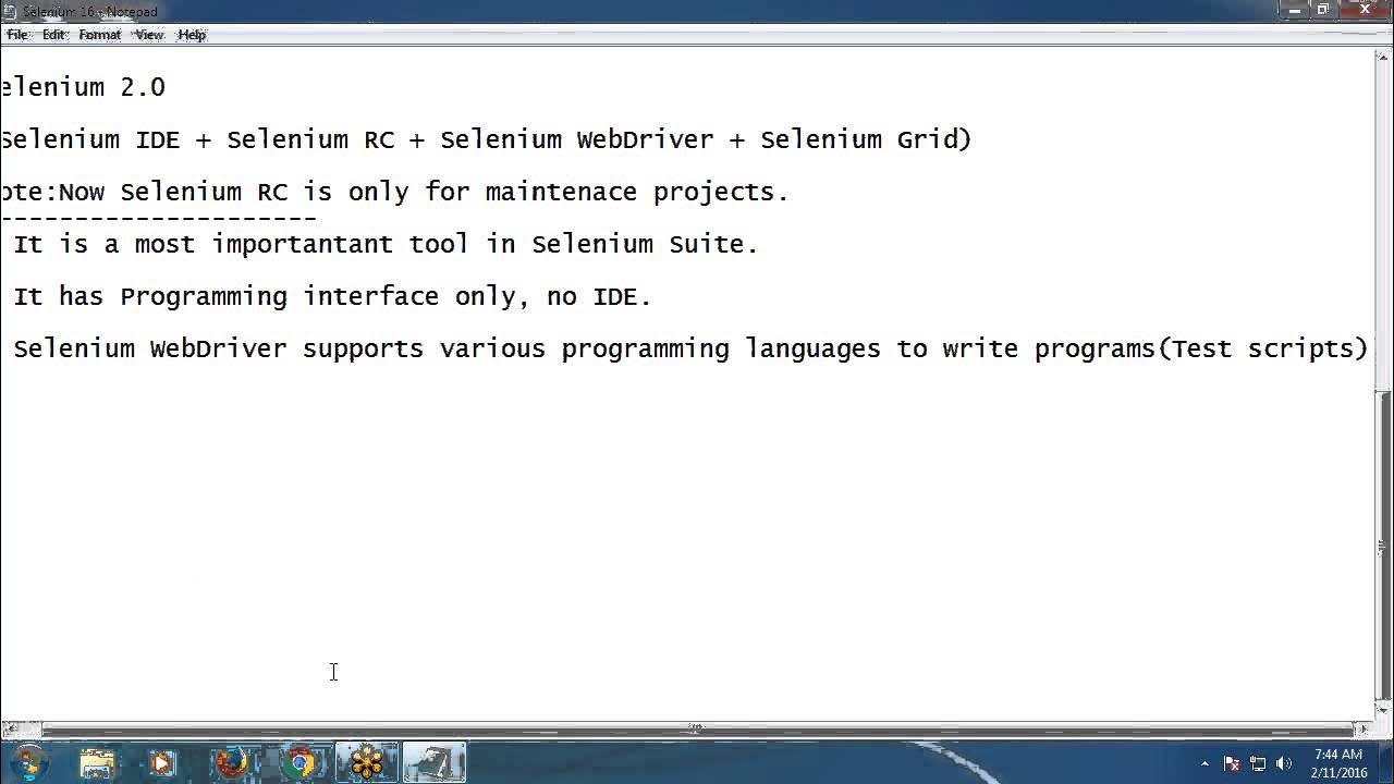 Selenium Tutorial 16: Introduction to Selenium WebDriver - YouTube
