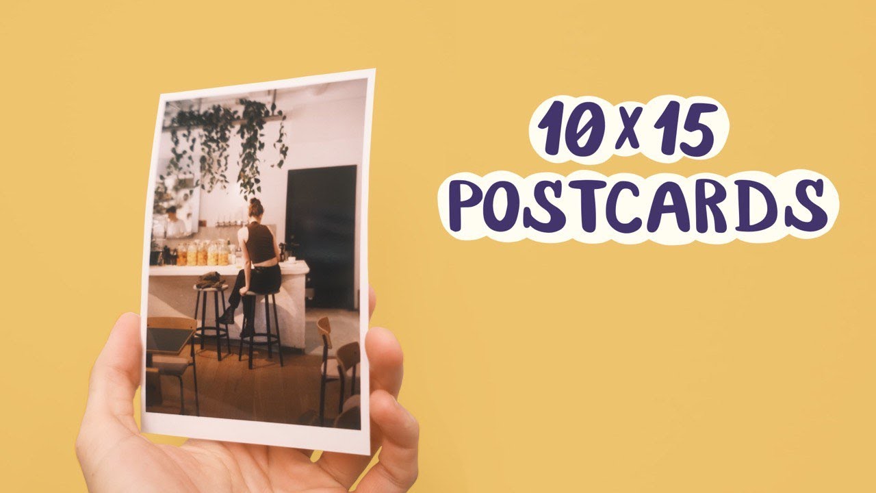 Postcards on glossy paper | Color darkroom on RA4 - YouTube