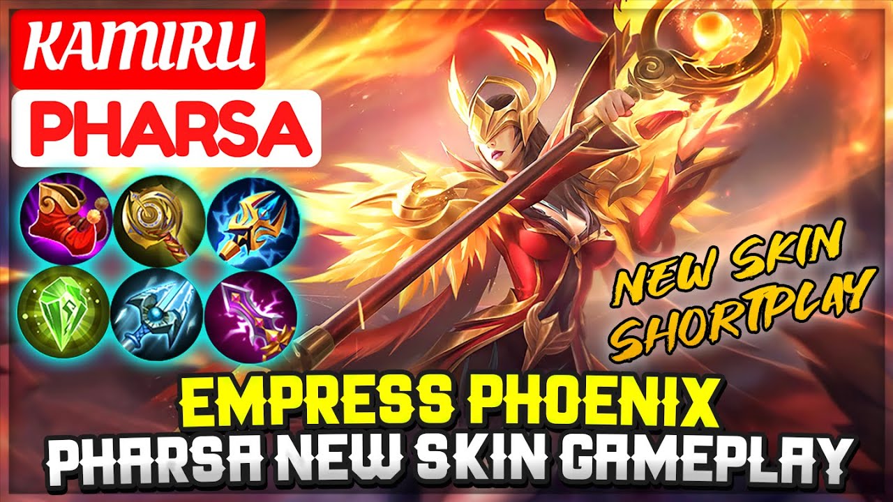 Empress Phoenix, Pharsa New Skin Gameplay [ Top Global Pharsa ] Kamiru ...