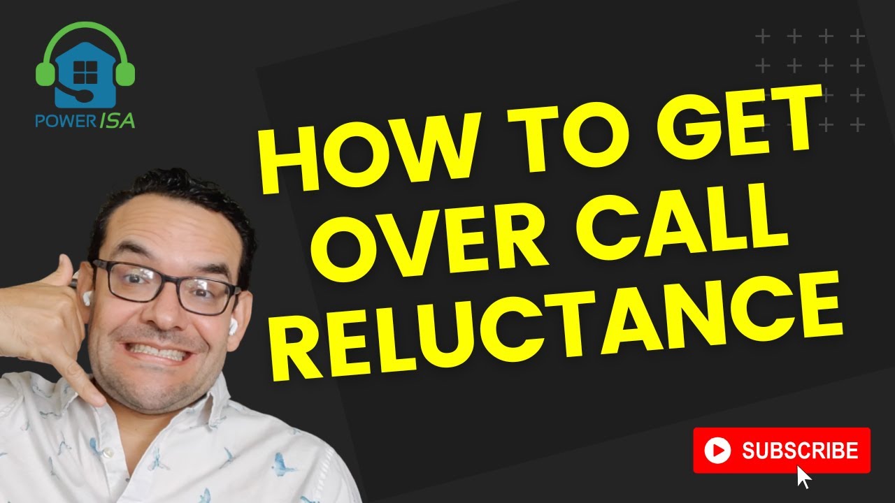 How to get over call reluctance - YouTube