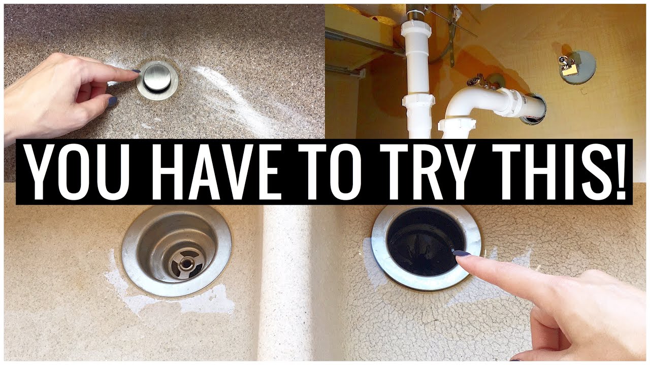 Unclog A Sink Drain Kitchen Or Bathroom Fast And Easy Andrea Jean