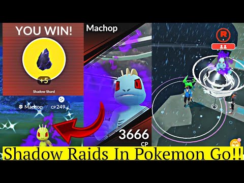 1st-ever Shadow Raids in Pokemon Go | Shadow Shard | Shadow Shiny ...