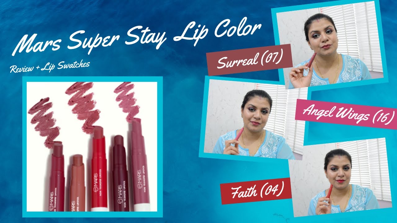 Mars Matte Super Stay Lip Color | Review + Swatches | crazyaboutcolors ...