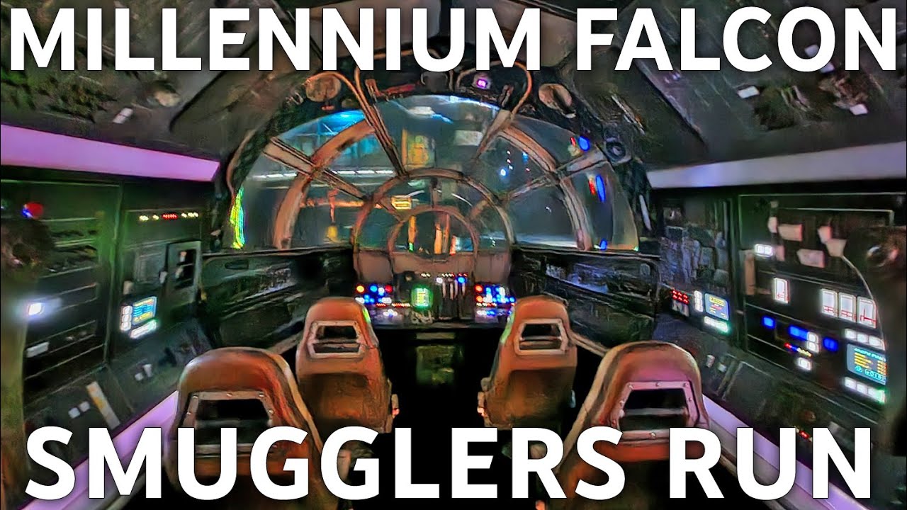 [4K - On Ride] Millennium Falcon: Smugglers Run - Disneyland Resort ...