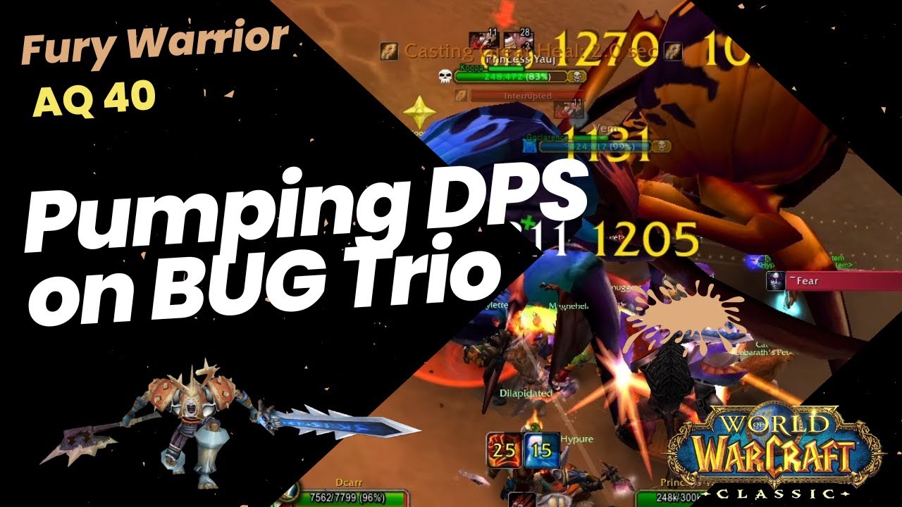 Pumping DPS on BUG Trio - World Buffed Fury Warrior - Classic ERA WoW ...