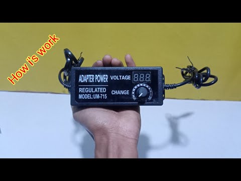 3v-24v  5a Adapter regulator and display.