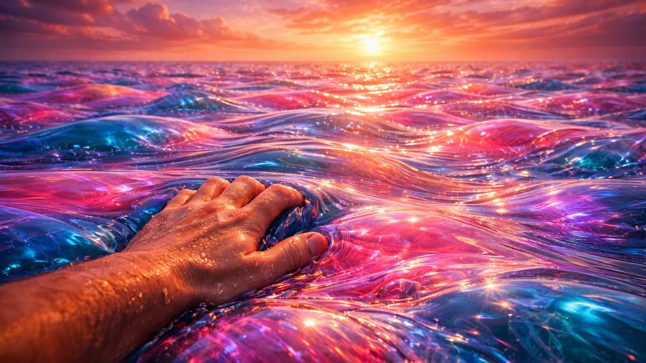 What’s Hidden Beneath This Stretchy Slime Ocean? 👀🌊 | ASMR Jelly Ocean ...