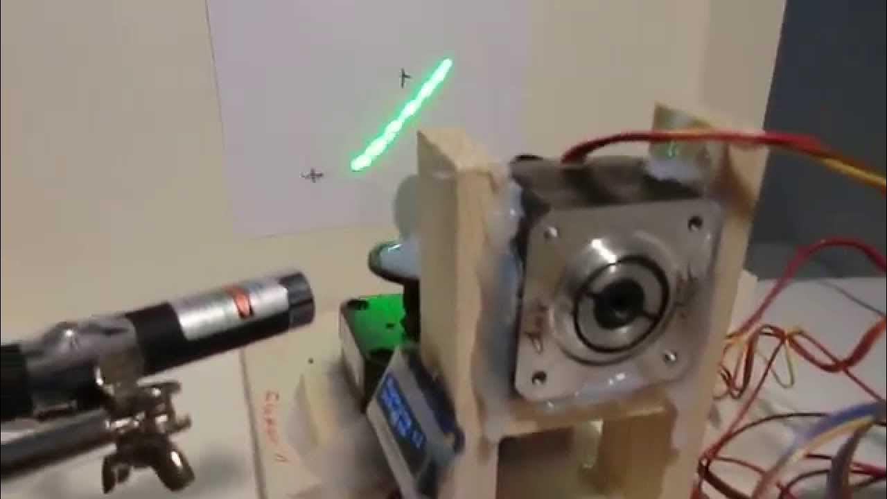 Arduino Due Laser Show (github added) - YouTube