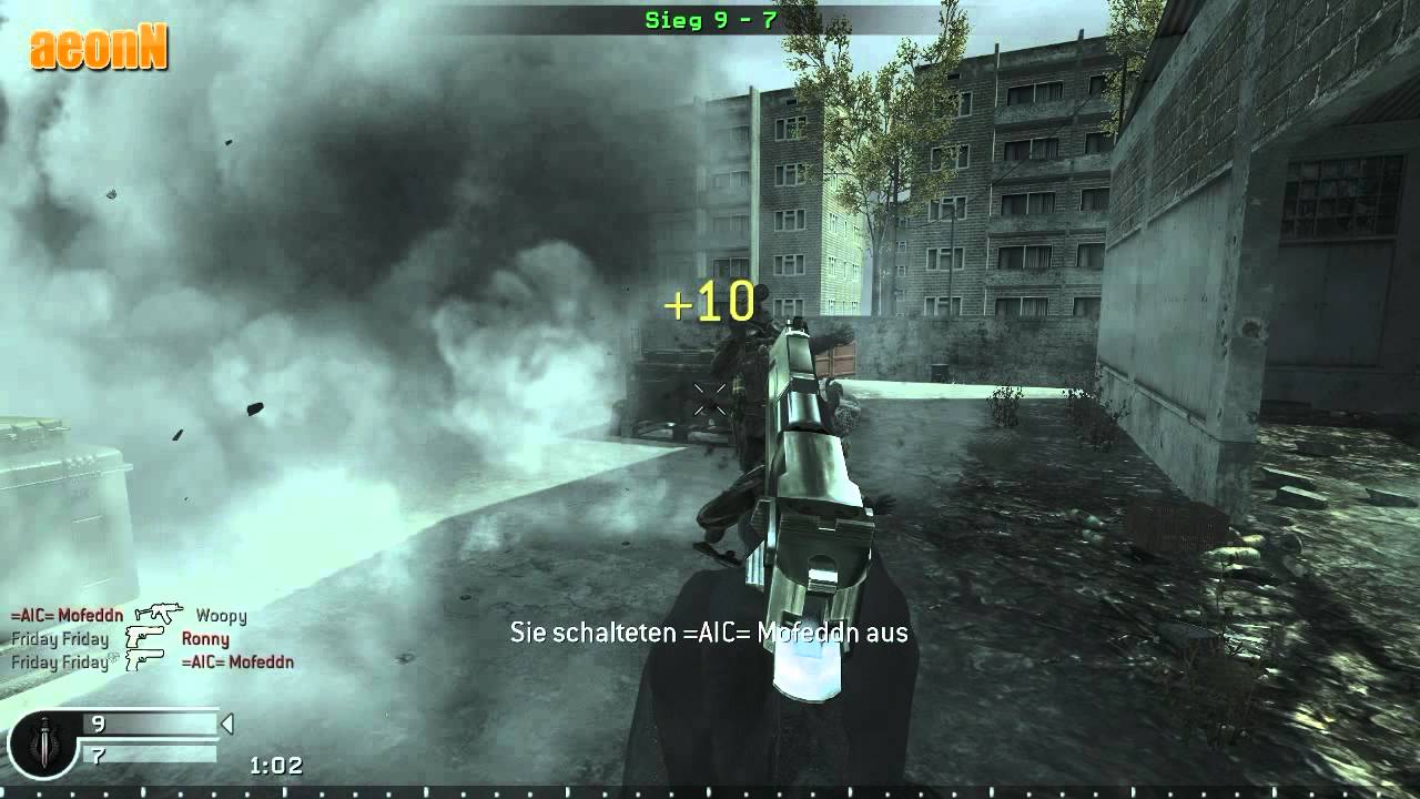 CoD4 Deagle Doublekill Slowmotion - YouTube