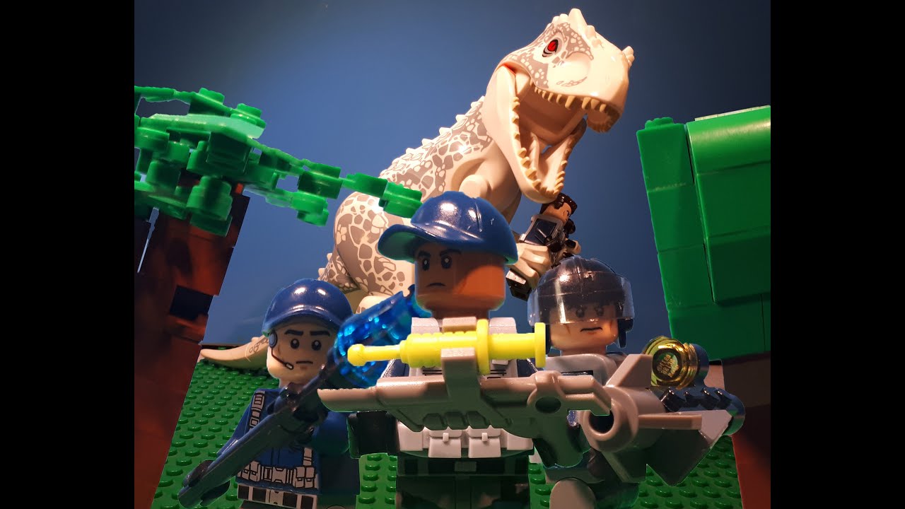 Lego Jurassic World: ACU vs Indominus rex - YouTube