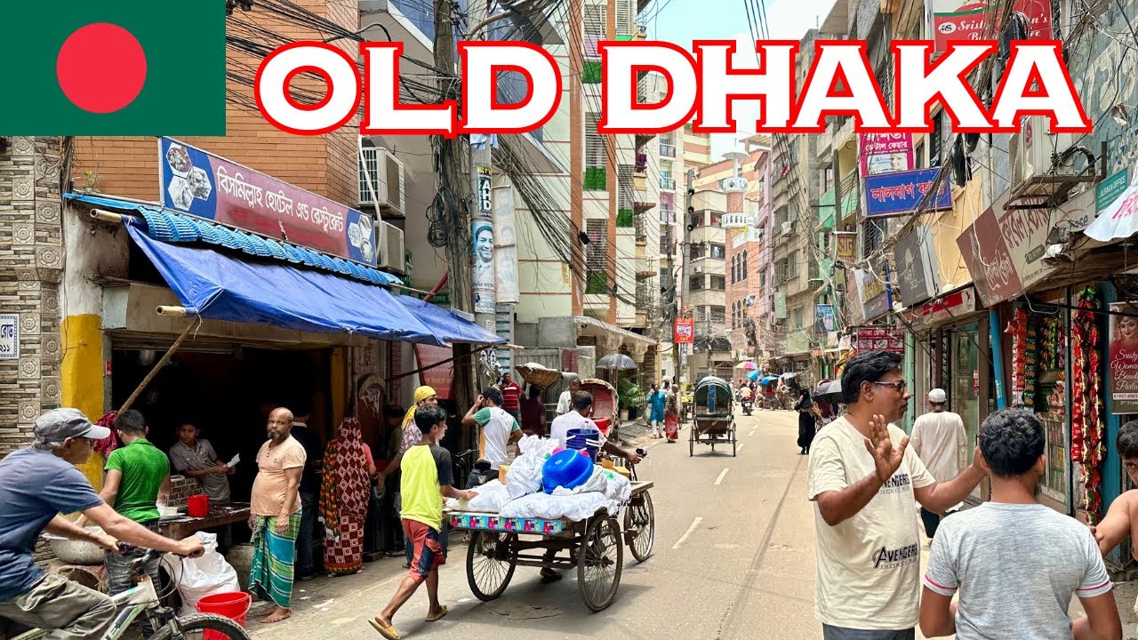 [4K] Old Dhaka, Bangladesh 🇧🇩🐧 Nonstop Walking Tour - YouTube