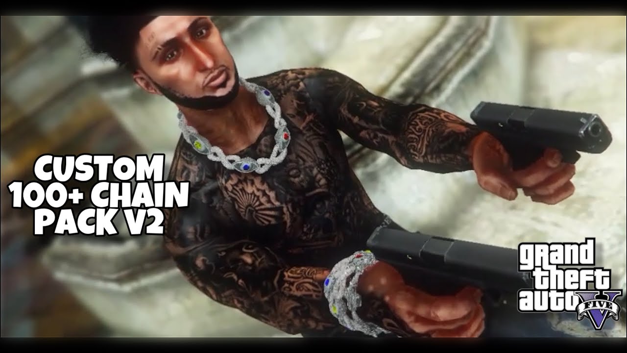 Made A 100+ Custom Chain Pack V2 In GTA 5 RP (FiveM) | Blender GTA 3D ...