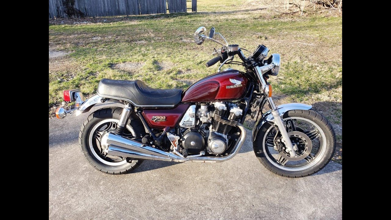 1982 Honda CB900C - CB900 Custom 10 speed - YouTube