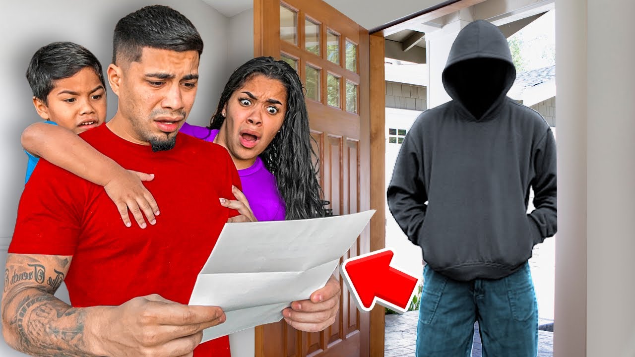 STALKER Left This Creepy Letter At Our Front Door… - YouTube