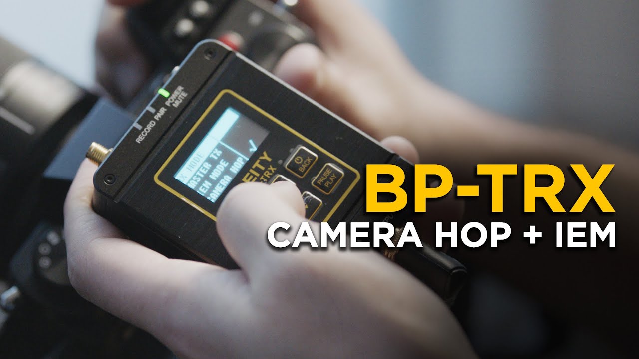 How to Use the BP-TRX | Camera Hop & IEM Tutorial - YouTube