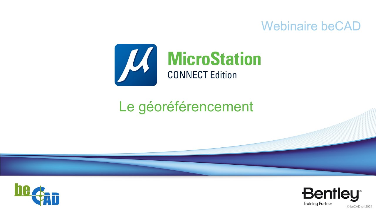 Webinaire beCAD - Le géoréférencement - YouTube