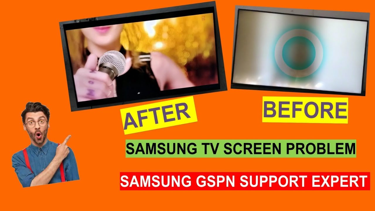 Samsung Tv Screen Problem | Samsung 55 Inch Tv Screen Problem - YouTube