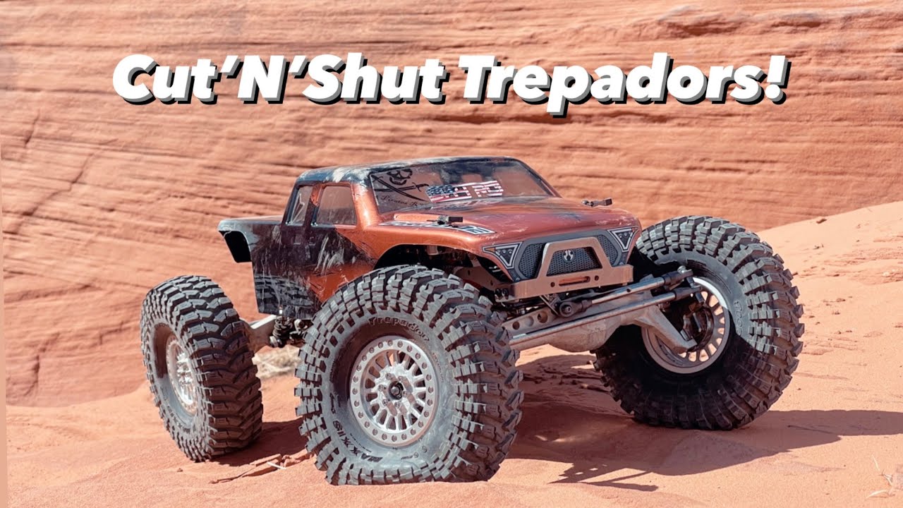 Cut’N’Shut Maxxis Trepadors + Rock Pirates Kraken 4WS! B&B Canyon Trail ...
