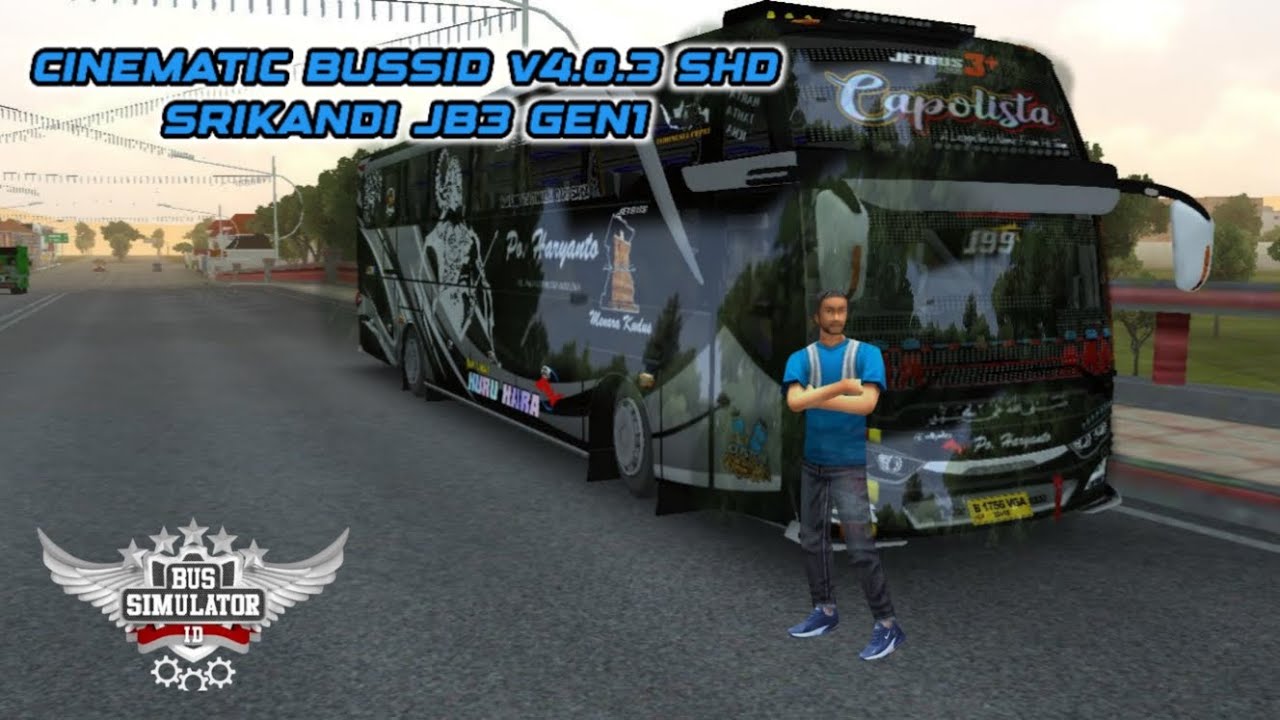 cinematic bussid V4.0.3 shd Srikandi jb3 gen1 mn art - YouTube