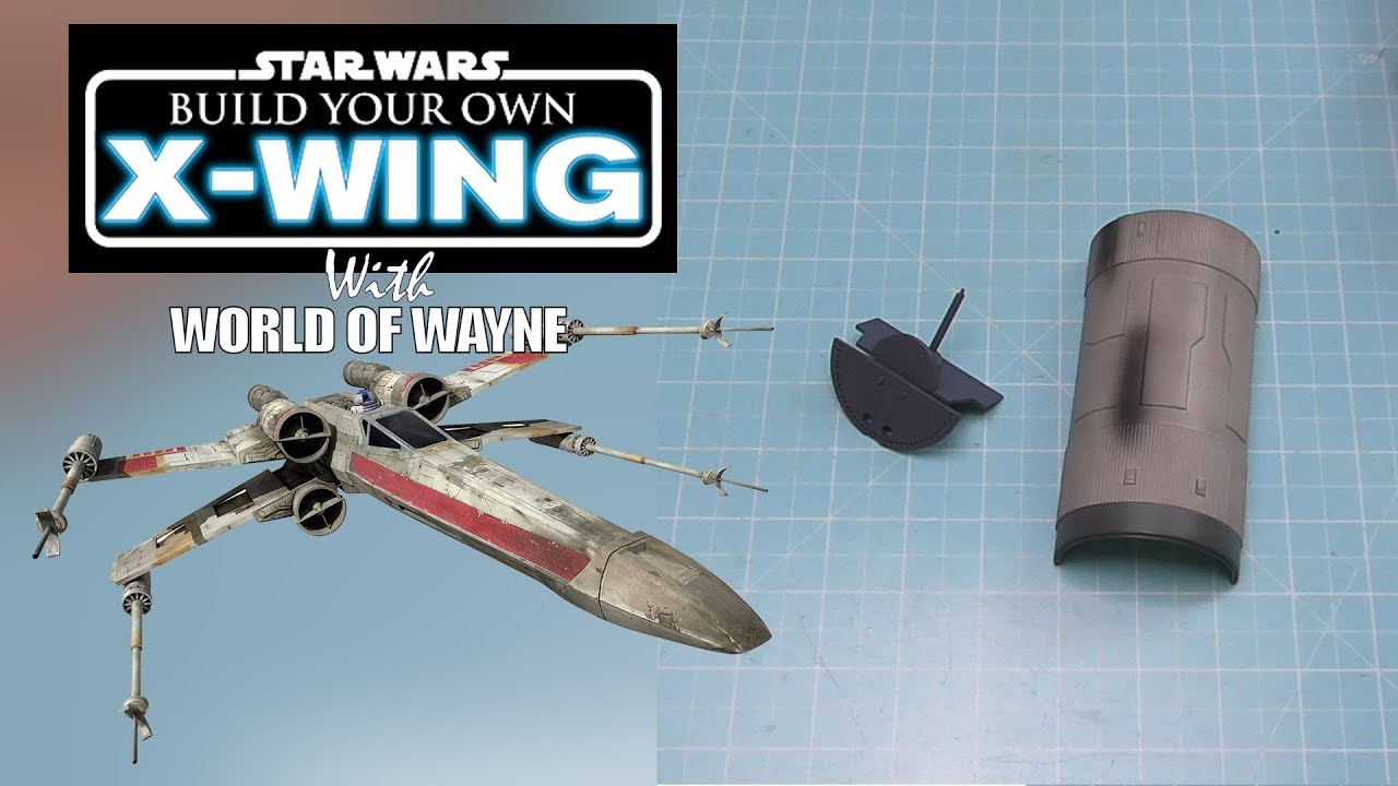 Build the X-Wing - Part 10 - Upper Starboard Engine Details - YouTube