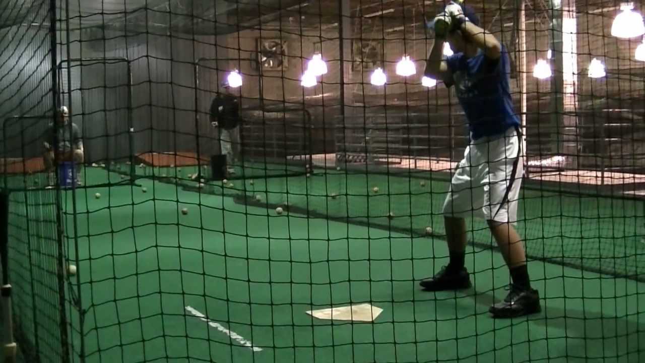 Batting Practice with 2013 Easton Power Brigade S3 BBCOR - YouTube