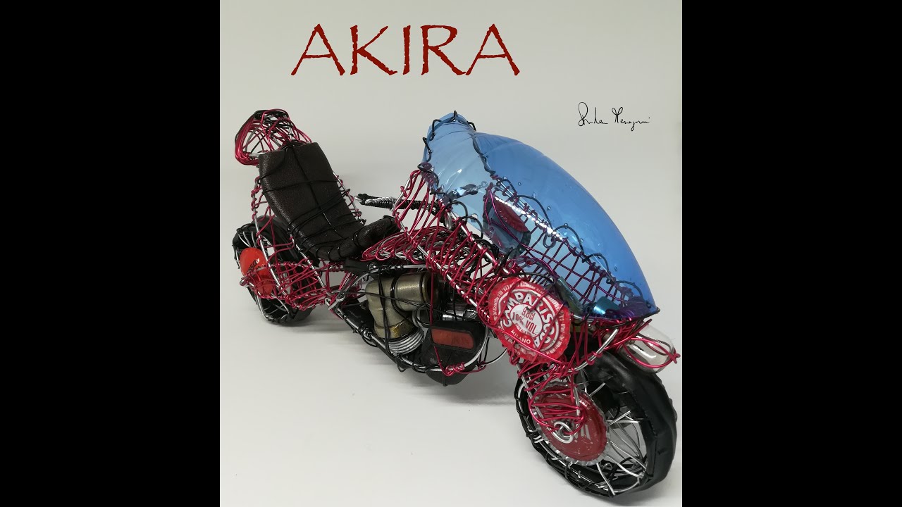 How to Make AKIRA BIKE! wire art FromTrashToGold... - YouTube