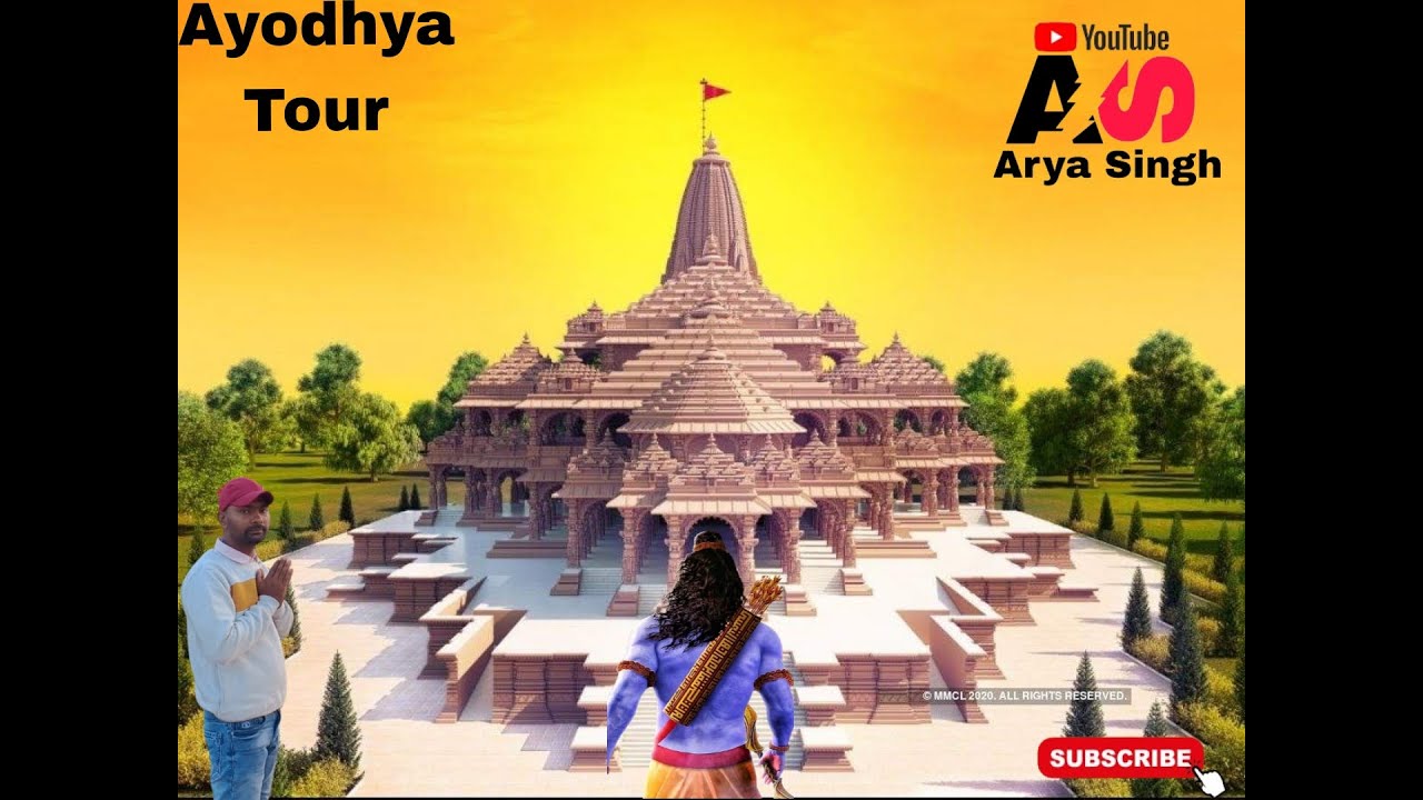 Ayodhya Tour & vlogs Ram mandir |Arya Singh| - YouTube