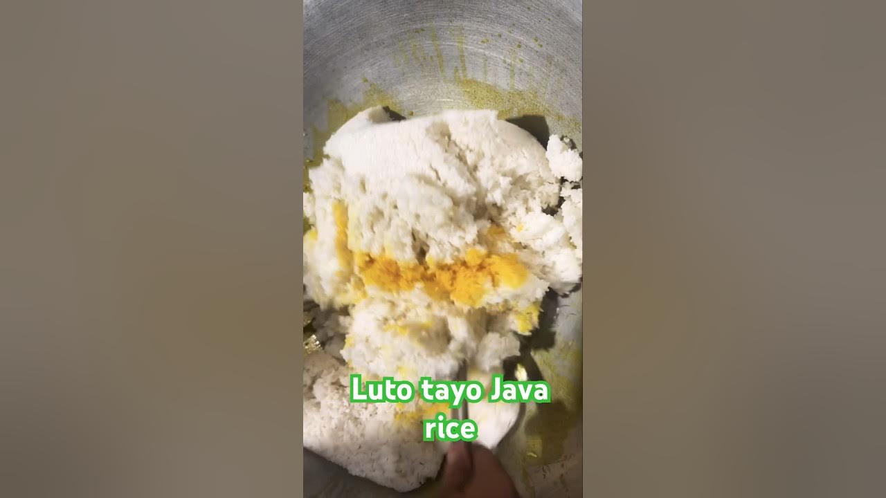 Luto tayo ng java rice - YouTube