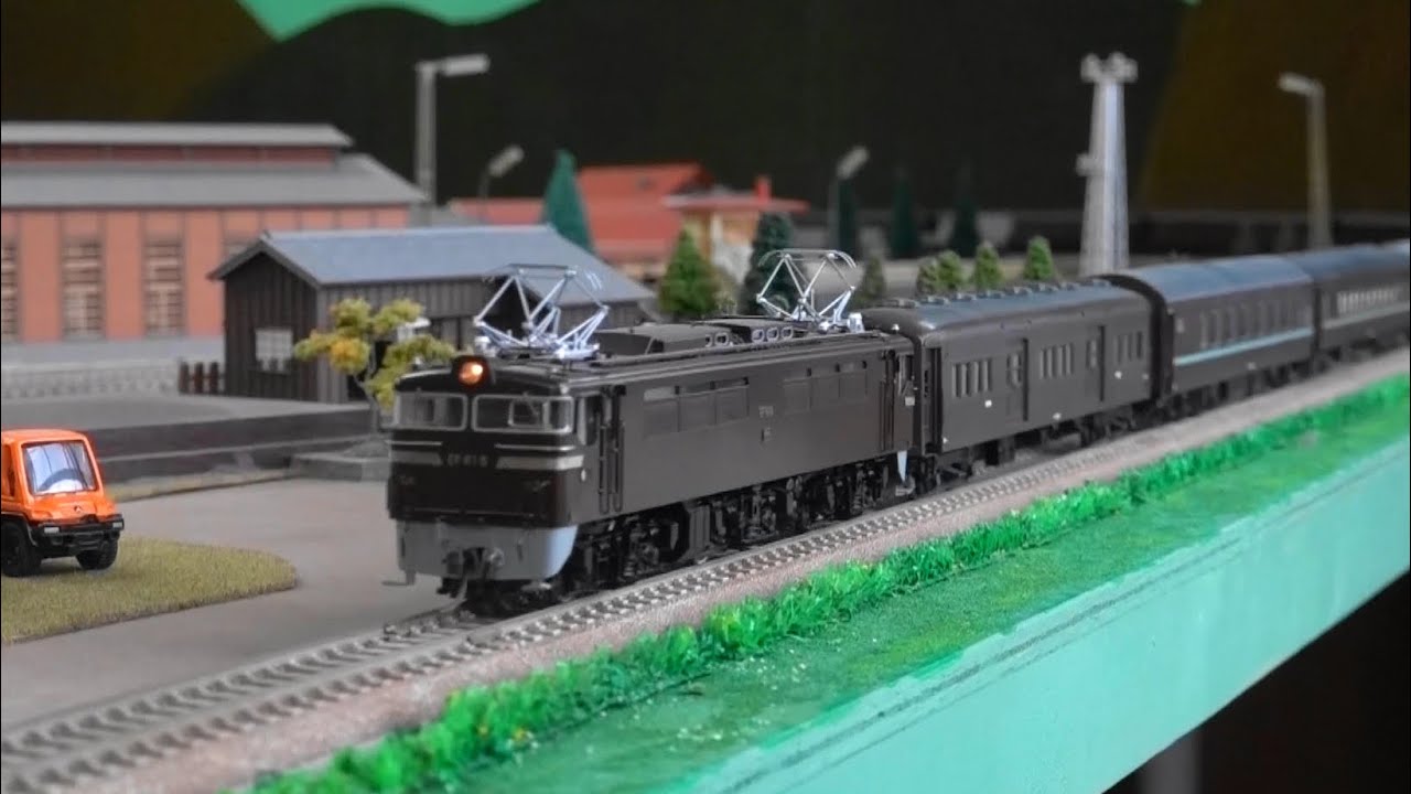 【16番(HO)】EF61牽引・急行瀬戸（昭和38年頃）14両編成 - YouTube