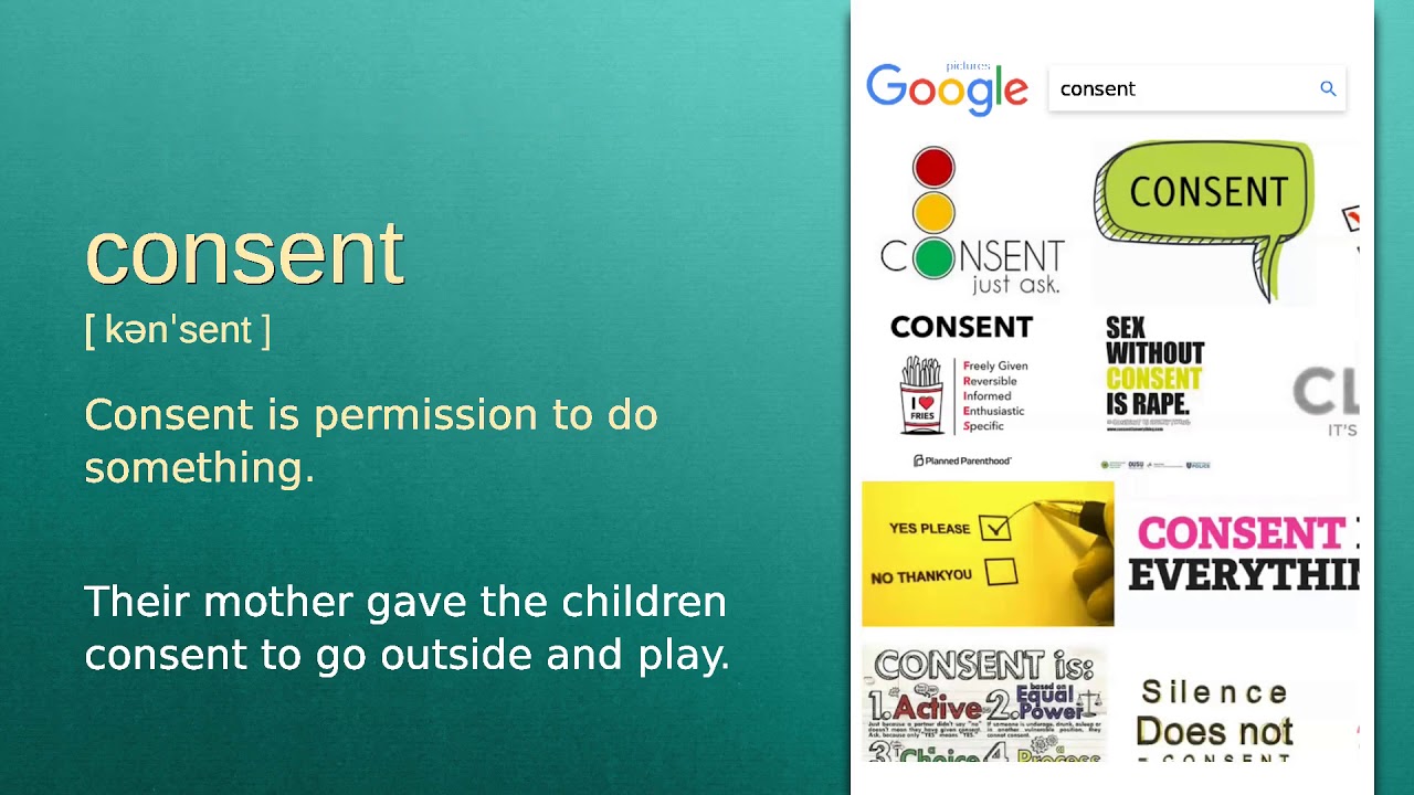 Consent : C1 level english vocabulary lesson, www.LipLix.com - YouTube