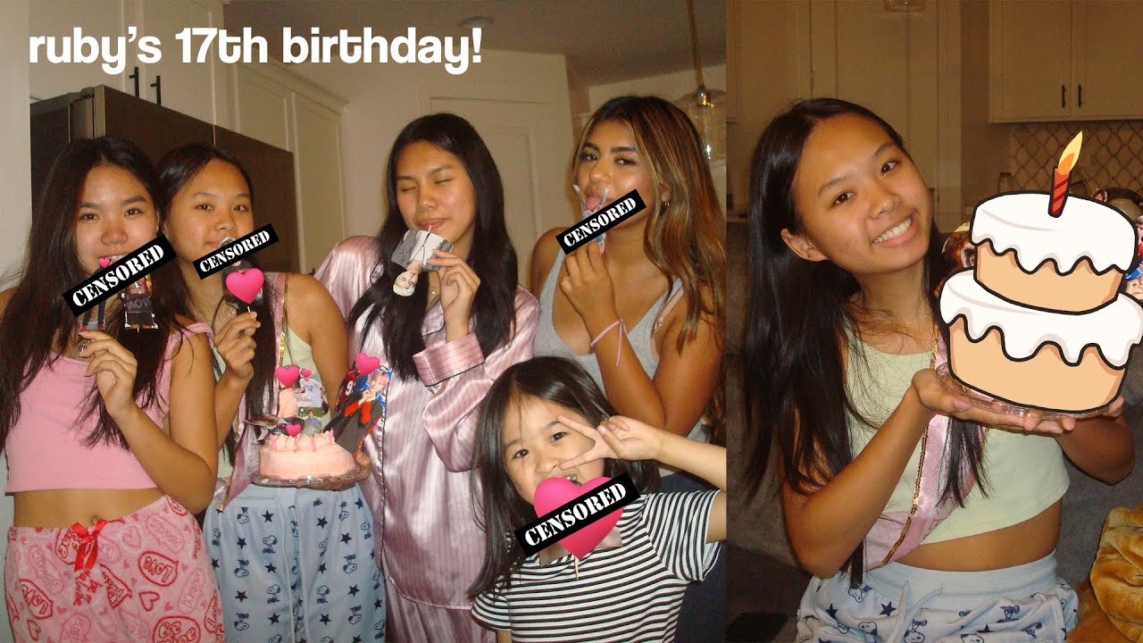 ruby's 17th birthday vlog (so fun) - YouTube