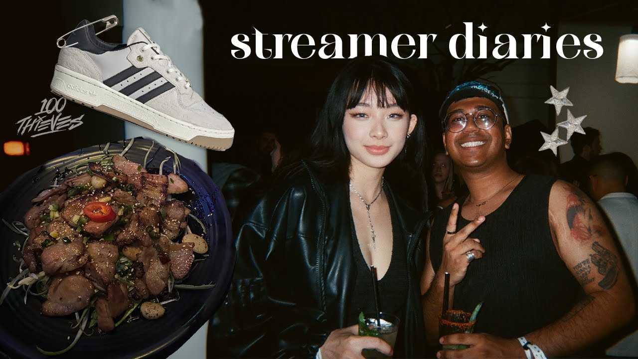 streamer diaries | podcasting, adidas x 100T event, NRG party, cooking ...