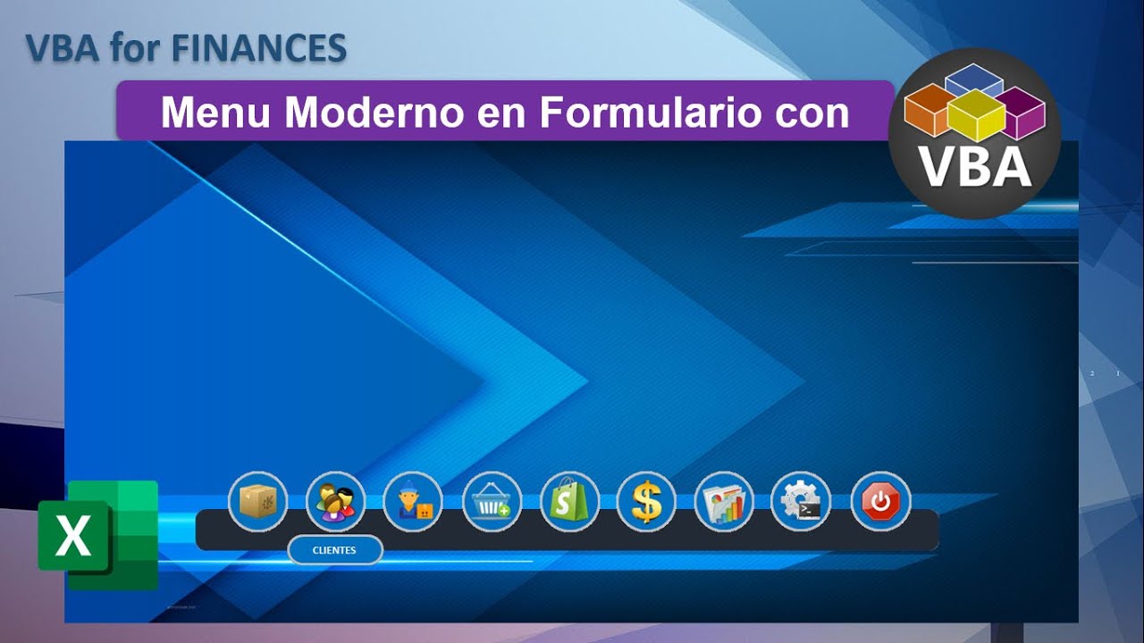 Menu Deslizable 3 En Formulario Con Vba Excel Youtube