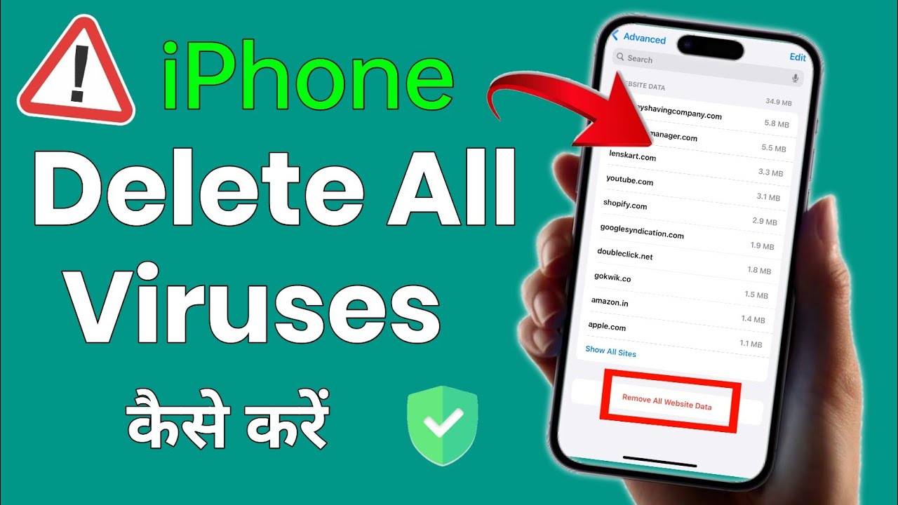 How to find and Delete all Viruses on your iPhone with this easy step ...