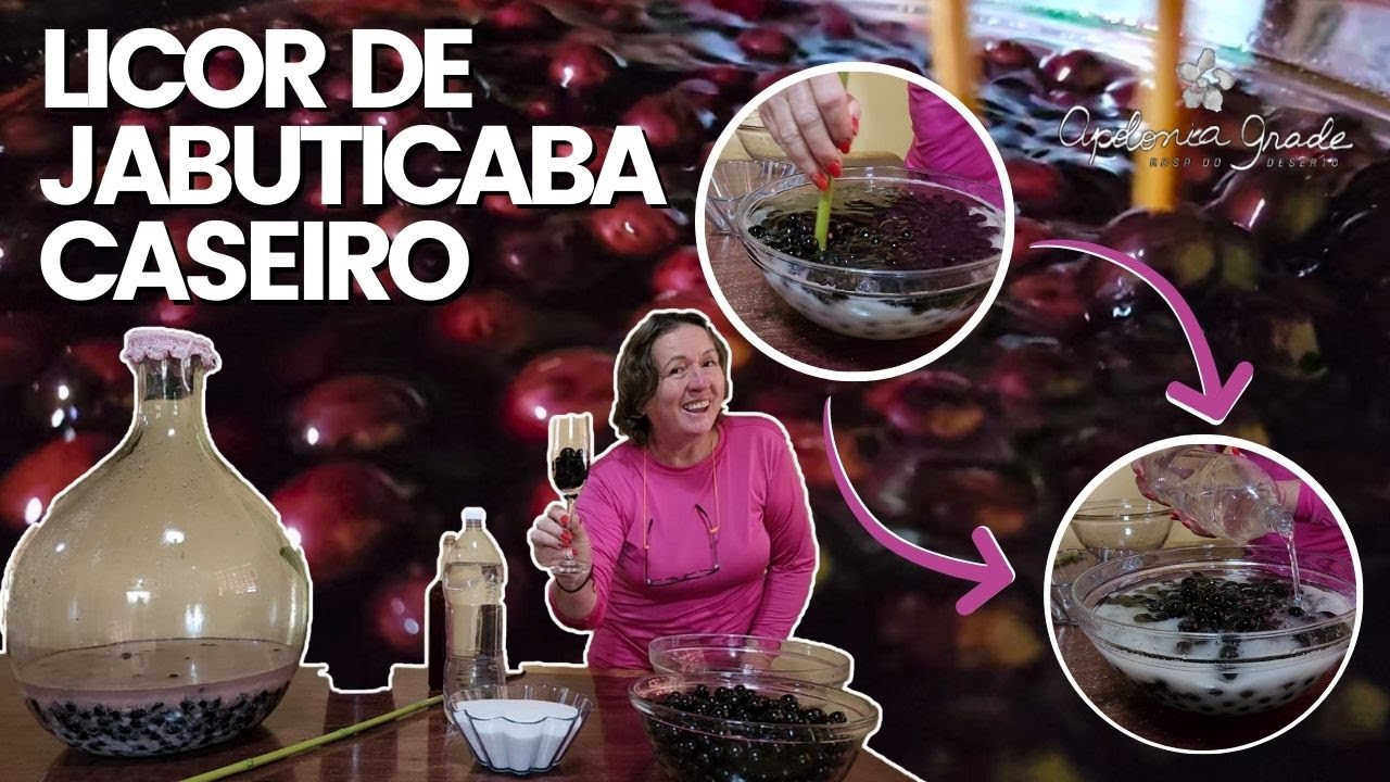 FÁCIL! RÁPIDO! O MELHOR LICOR DE JABUTICABA QUE VOCÊ JÁ VIU! - YouTube