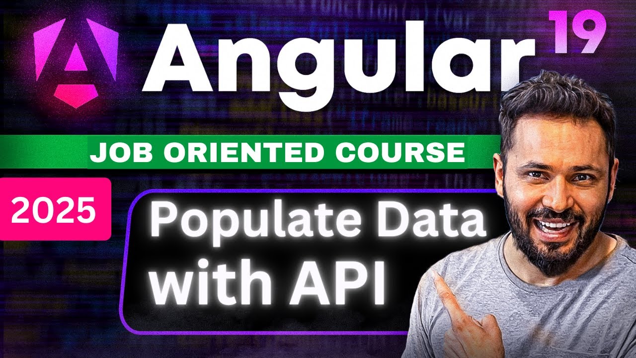Angular 19 Tutorial #54 How to Populate Input Fields with API Data - YouTube
