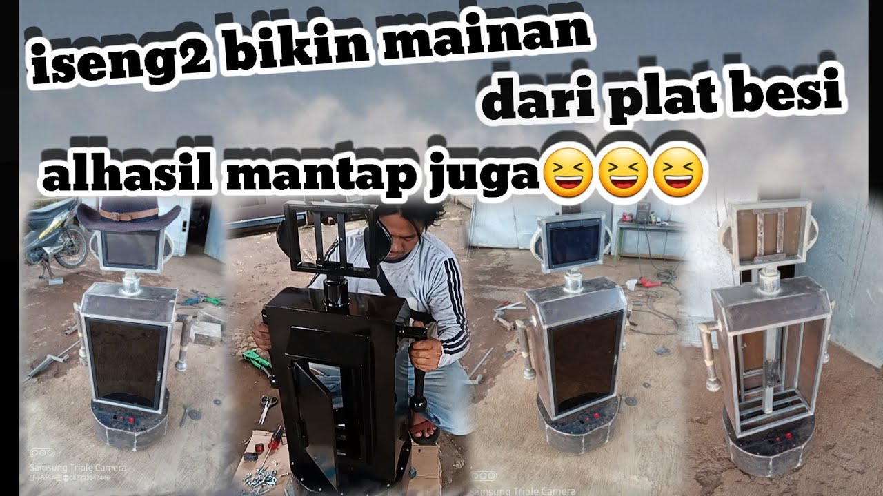 iseng bikin mainan dari plat besi..alhasil bagus juga - YouTube