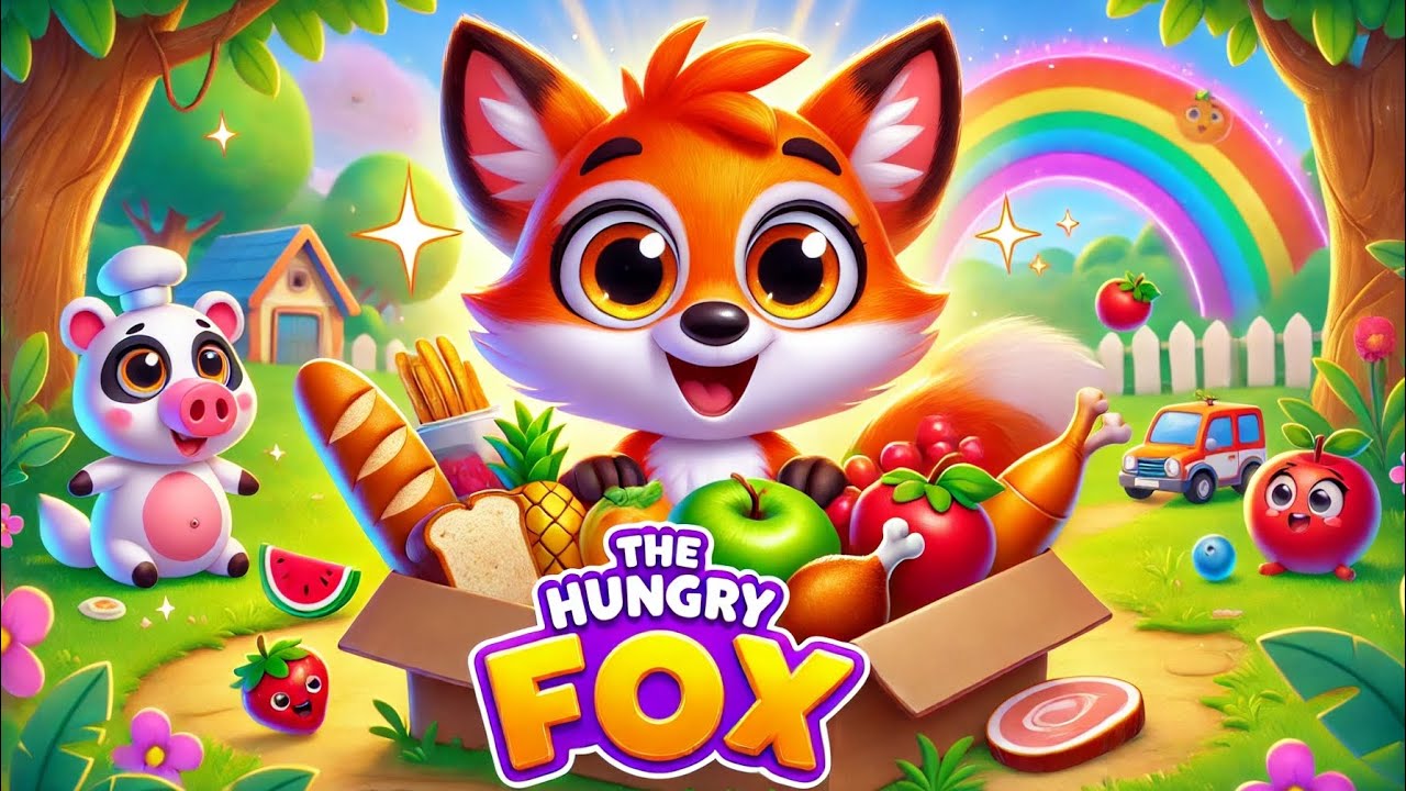 The Hungry Fox - A Fun and Educational Cartoon for Kids - YouTube