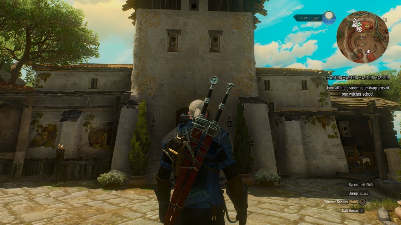 The Witcher 3 GAMEPLAY Blood and Wine - Sweet Home - Corvo Bianco ...