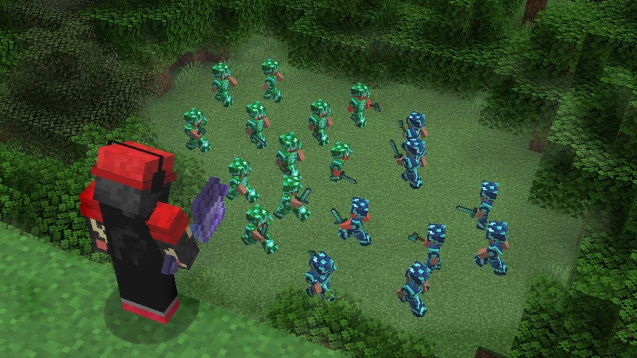 I survived a minecraft war - YouTube