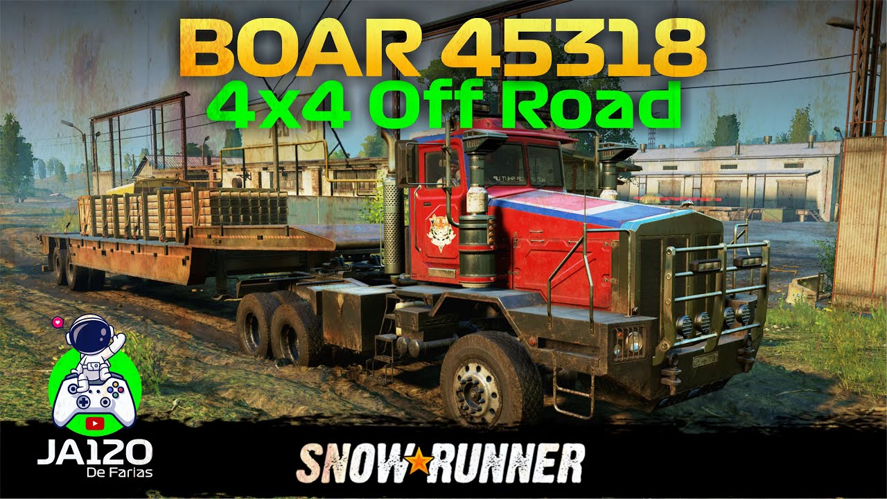 SnowRunner - BOAR 45318 - 4x4 - OFF ROAD - YouTube