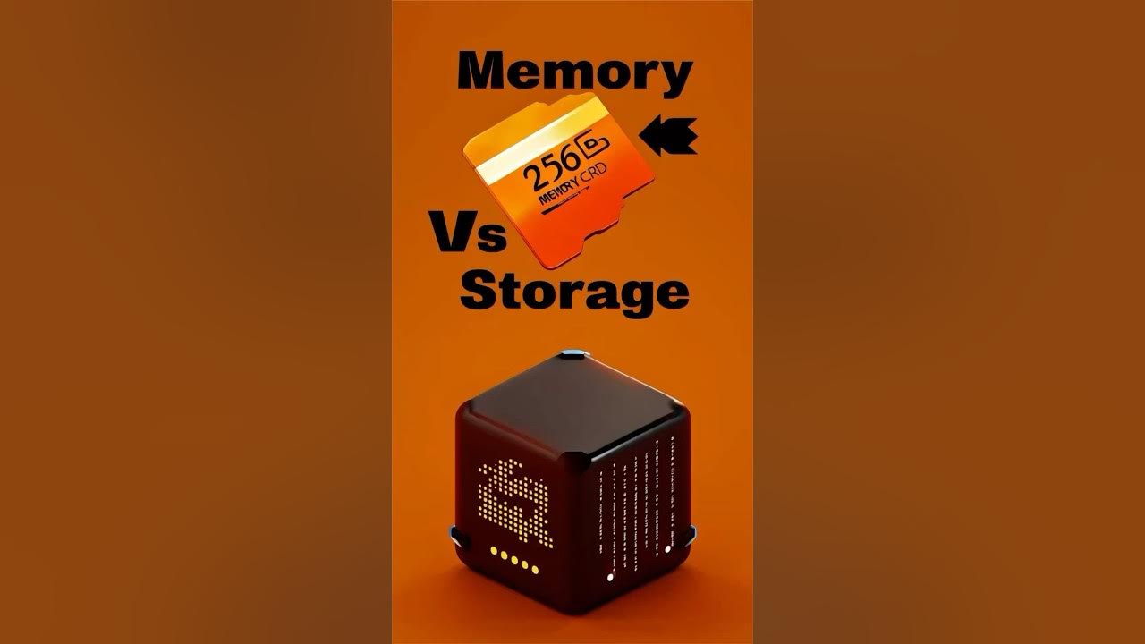 Memory vs Storage Explained #shortvideo #computer #gpu #cpu #storage ...