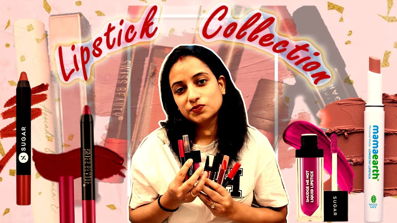 My Lipstick Collection 💄 | Showcasing My Lipstick Colors - YouTube