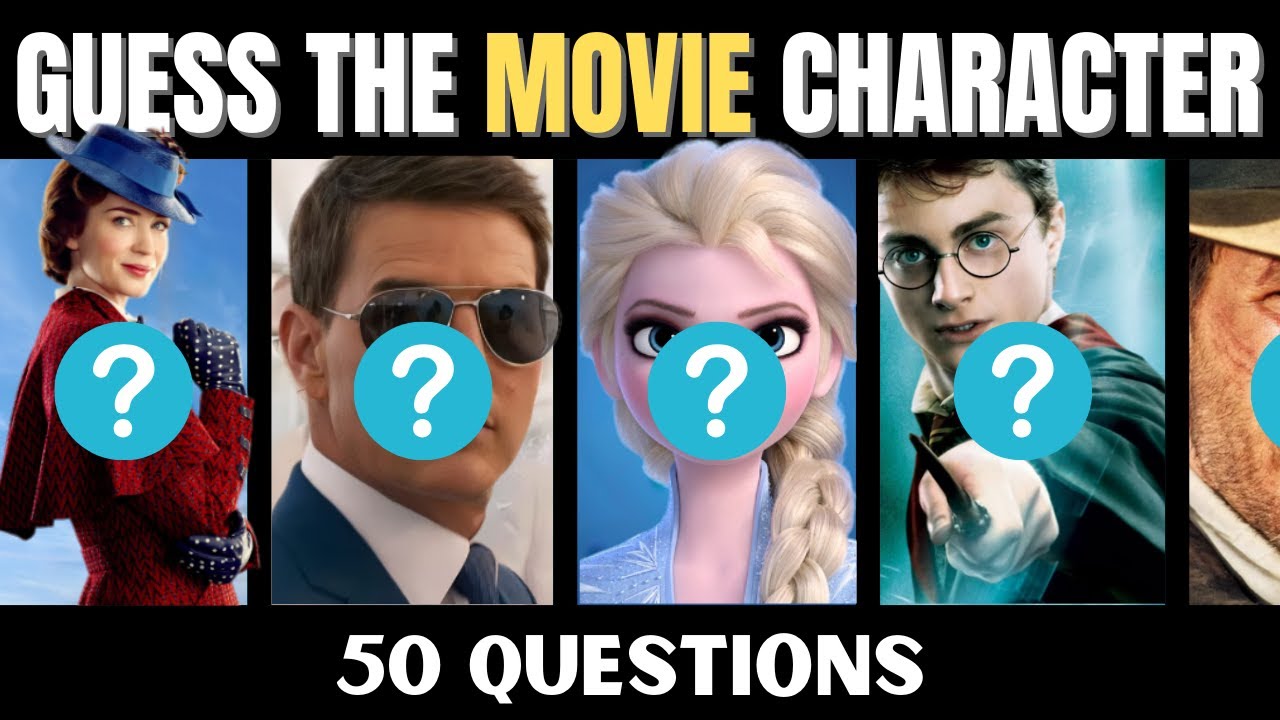 GUESS the Movie Character in 5 Seconds - YouTube