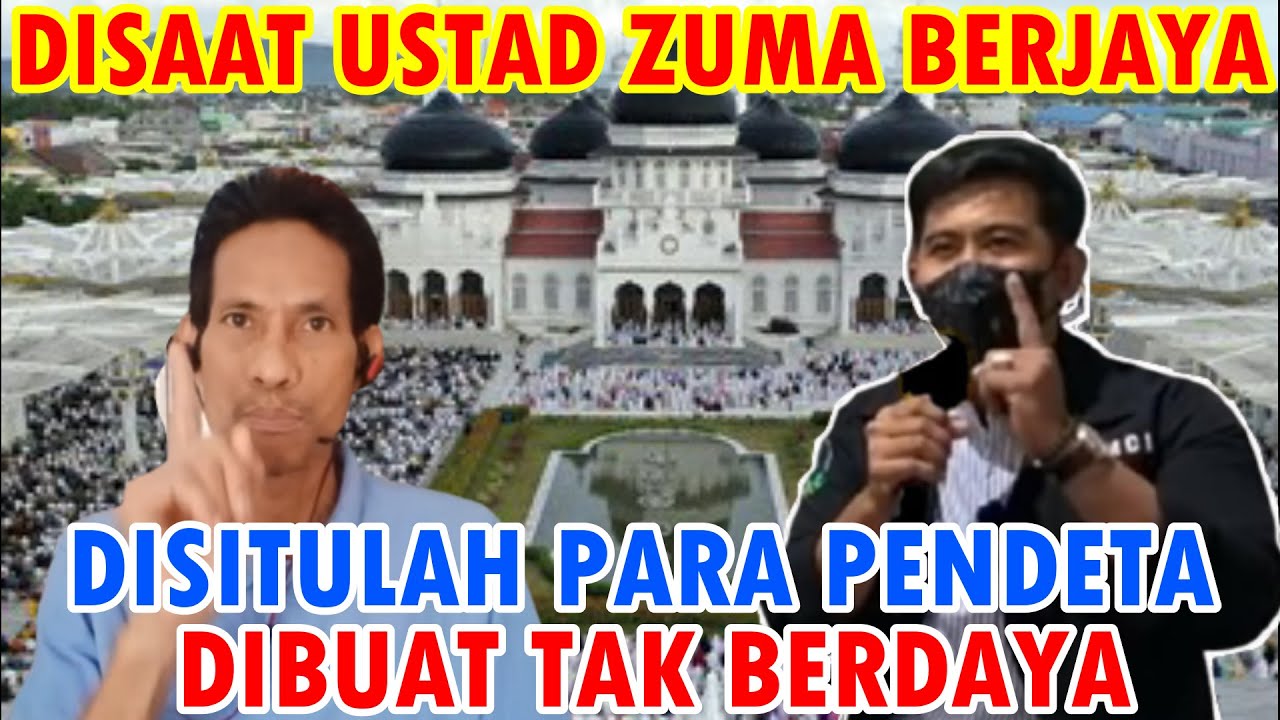Disaat Ustad Zuma Berjaya , disitulah Para Pendeta dibuat tak Berdaya ...