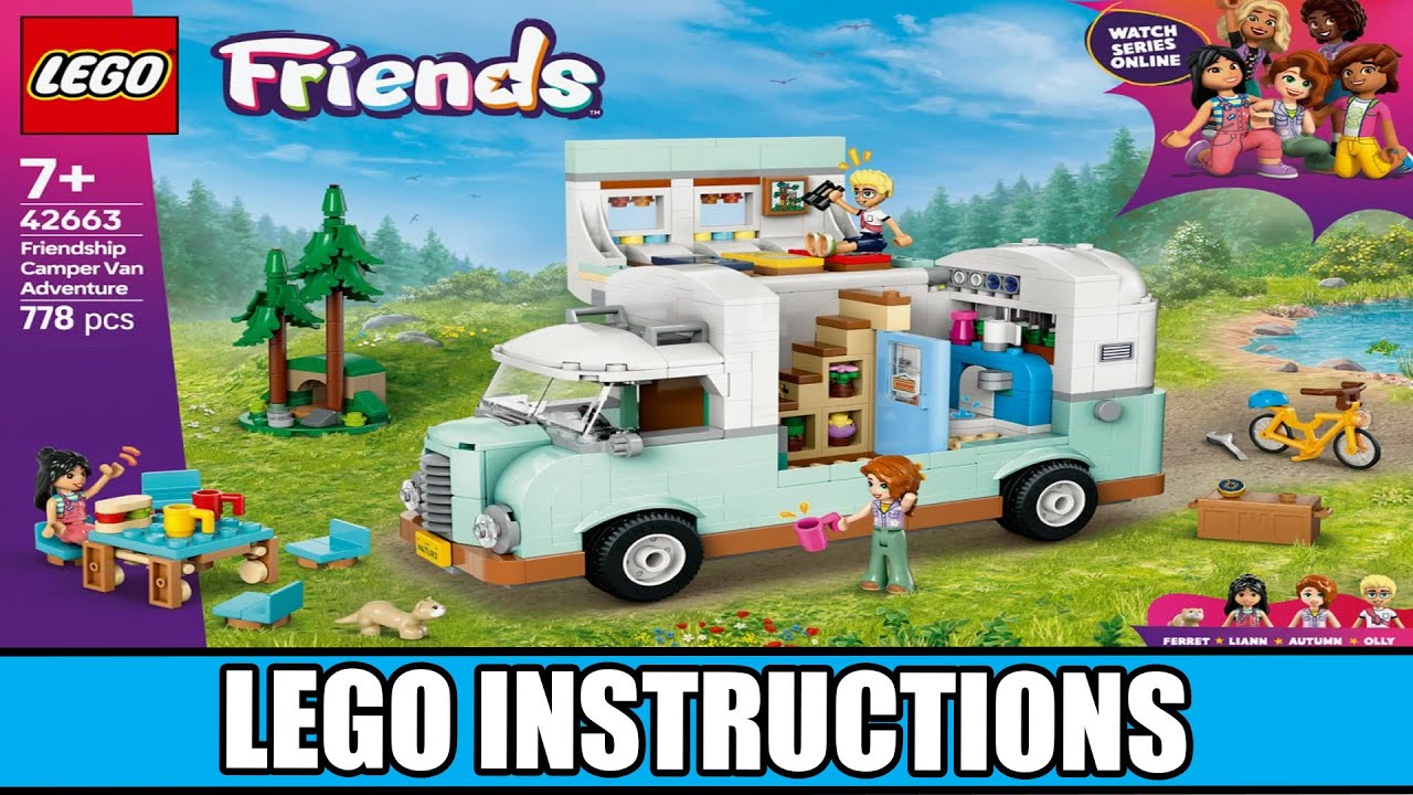 LEGO Instructions - Friends - 42663 - Friendship Camper Van Adventure ...